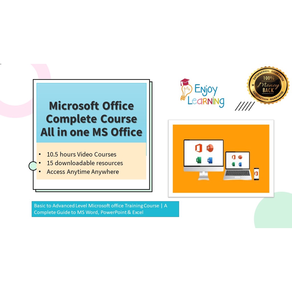 Microsoft Office Complete Course | All in one MS Office | Shopee Malaysia