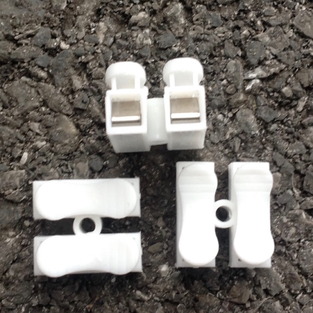 ‼️PUSH/CLIP BUTTON PVC CONNECTOR CLIP(white) | Shopee Malaysia