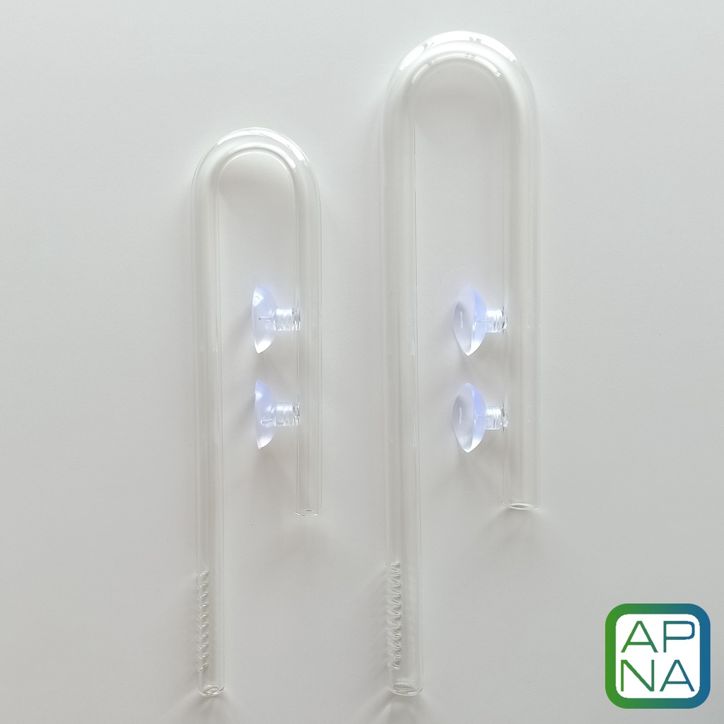 🐟 Glass Inlet Pipe J type 12mm 16mm for Canister Filter Aquarium Tank ...