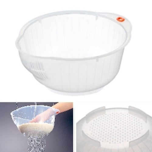 inomata Quick Large Rice Wash Basin Bottom Side Drain Hole 2 Types ...