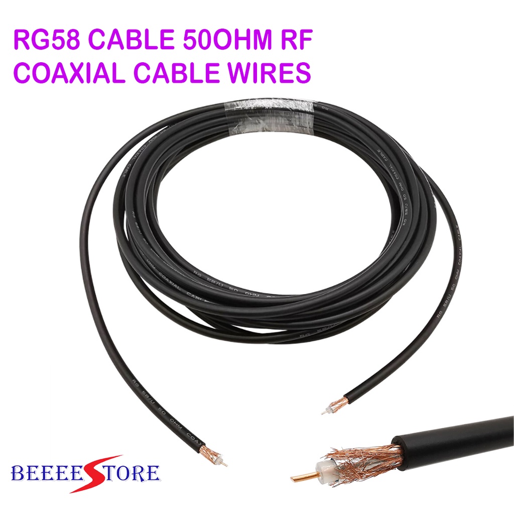 RG58 Cable AU 50-3 Pure Copper Cable RF Coaxial Cable for Signal ...