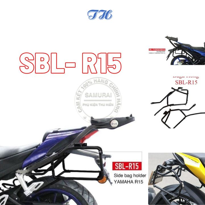 bag Baga Hông SBL-R15 dành riêng cho xe Yamaha R15 dùng để gắn thùng ...