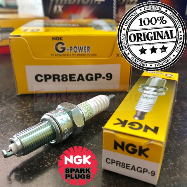 PLUG NGK CPR8EA / CR7AGP / BR8EGP LC135 Y15 FZ 150 VF3 SYM RFS150 RFS ...
