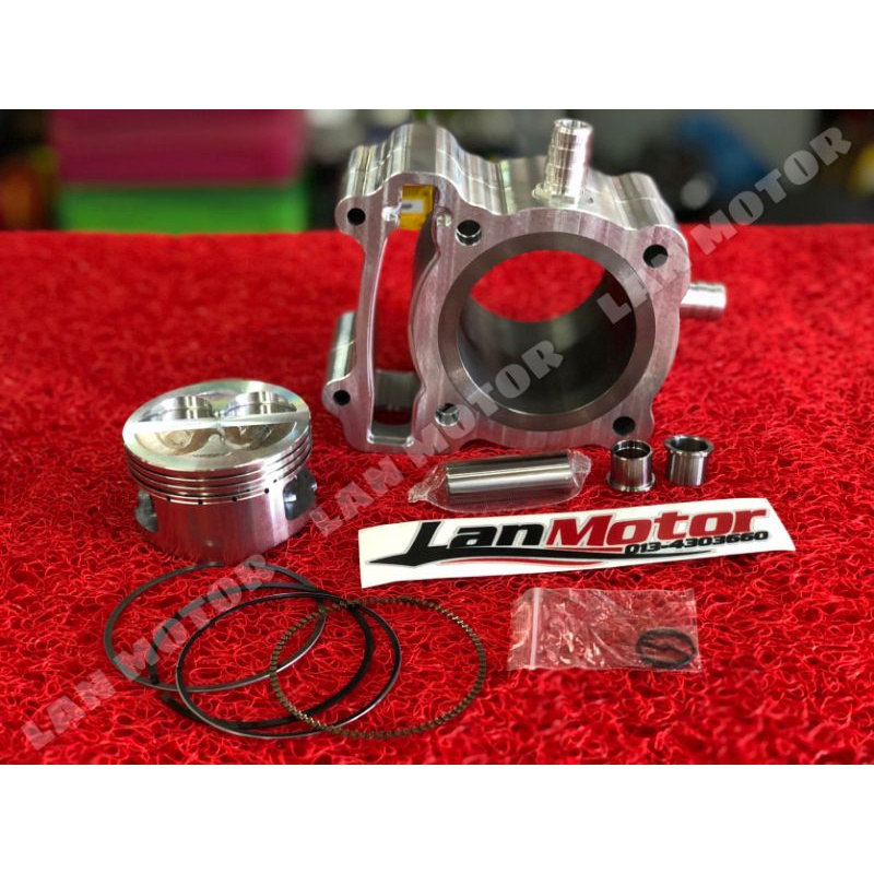 LC135 HPSP (HYPERSPEED) RACING BYPASS BLOCK SET 70MM (PISTON PIN 14MM ...