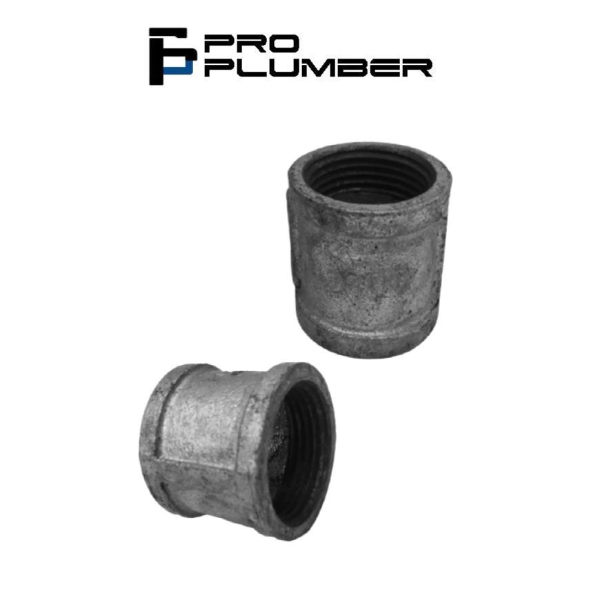 [15MM-25MM] GI Socket Galvanized Steel Piping Fitting Pipe Connector ...