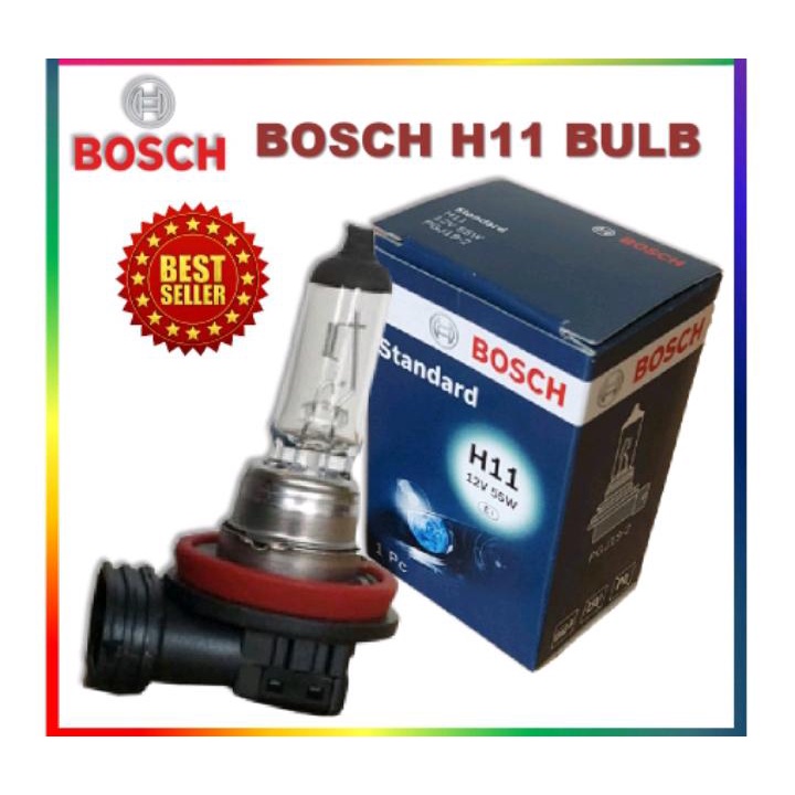 (100% ORIGINAL)Bosch Headlight Bulb H1/ H3/ H4 /H7 /H8 /H11/ HB3(9005) / HB4(9006) - 1pcs ...