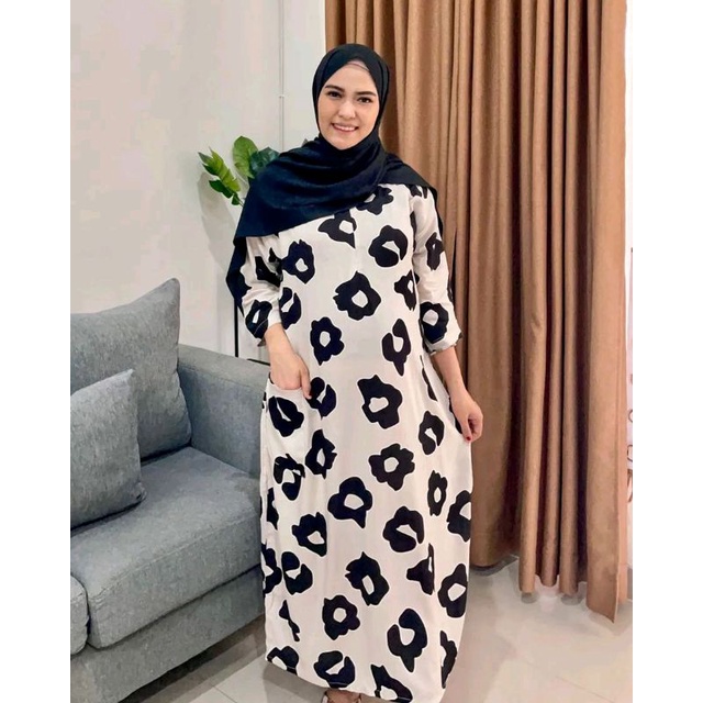 Long Lily/Daster Gamis Material rayon Friendly | Shopee Malaysia