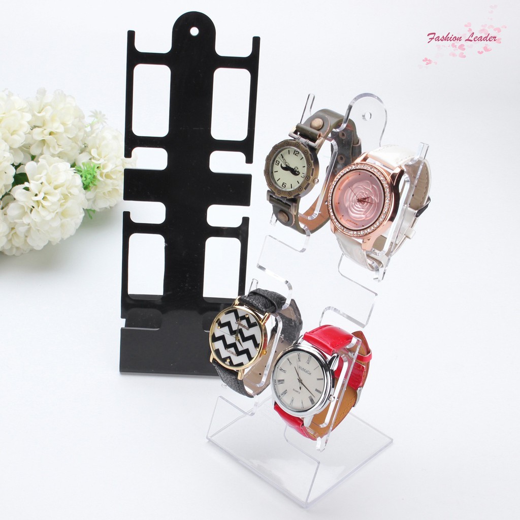 FL Wristwatchshowcase 4 Rack Black Clear Wrist Watch Display Retail ...