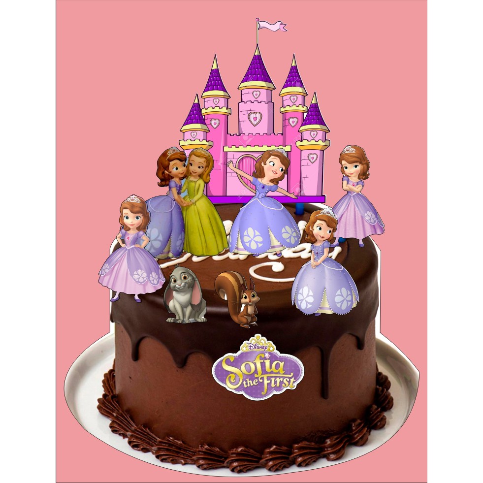 Princess Sofia sofea sophia topper cake topper (1set) | Shopee Malaysia