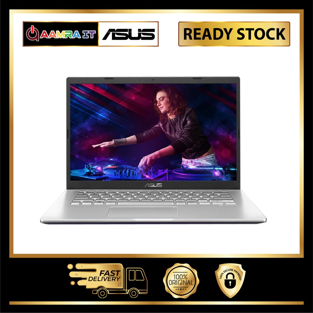 ASUS Laptop Vivobook A409M-ABV202T HD 14" Silver (Celeron N4000, 4GB ...