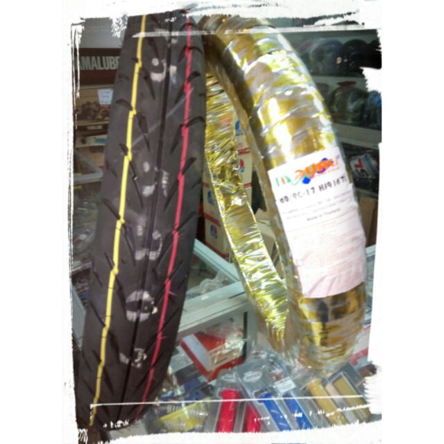 MOTORCYCLE DURO RACING TAYAR HEAVY DUTY 80-90-17/70-90-17 (HF918 ...