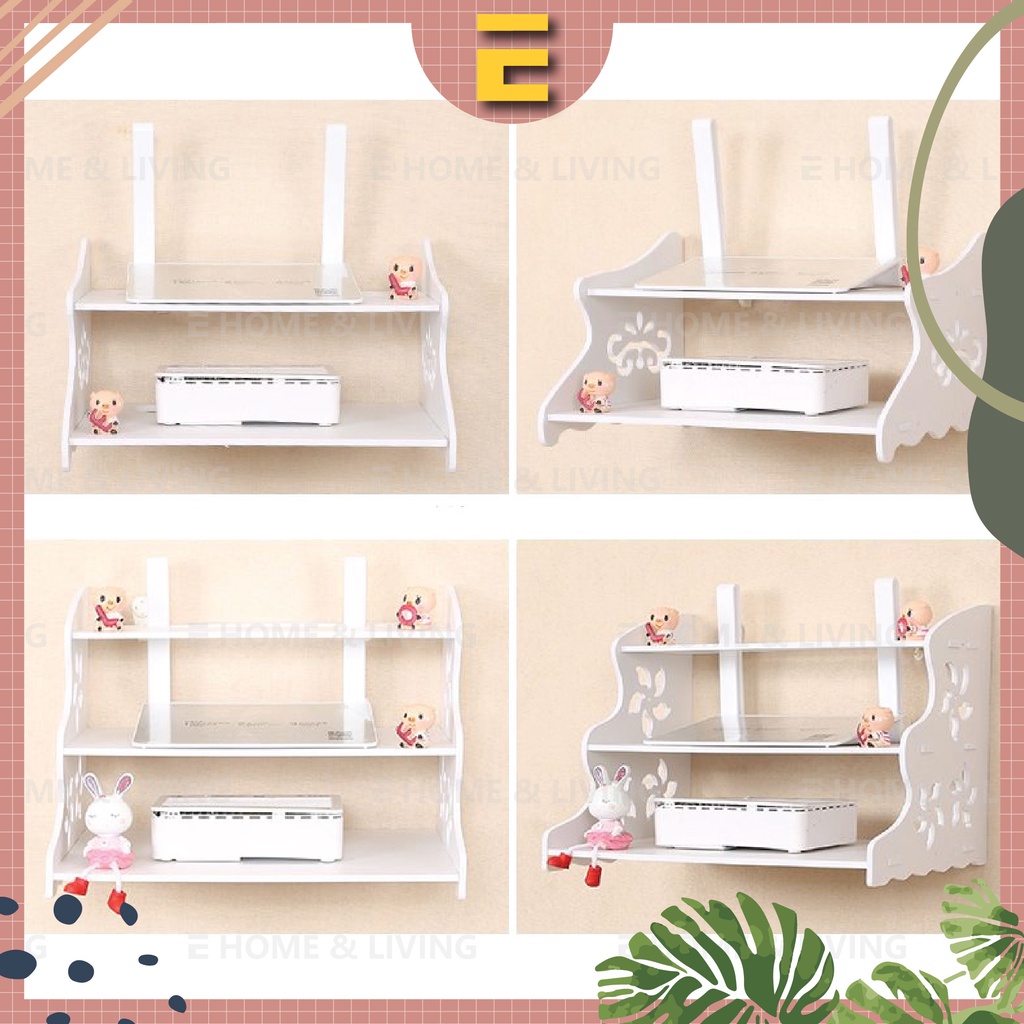 [EC] 2/3 Tiers TV Box Modem Router Storage Rack Shelf Holder | Shopee ...