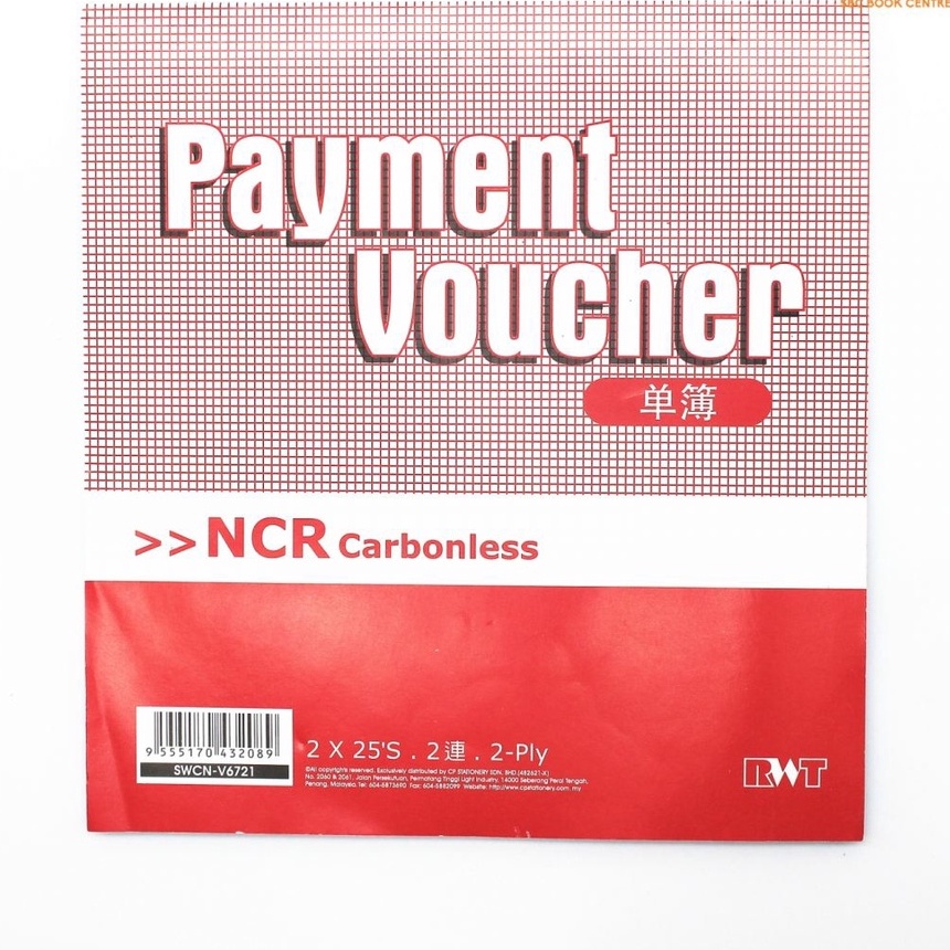 RWT - NCR Carbonless Payment Voucher 2ply - 2 x 25s | Shopee Malaysia