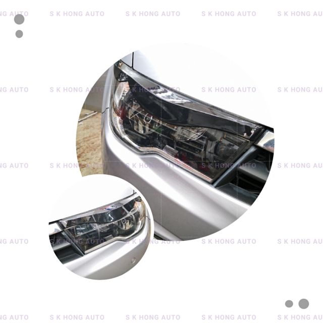 Perodua Bezza 2016 - 2018 Headlamp Lid Cover Eyebrow Eyelid Lip Eye ...