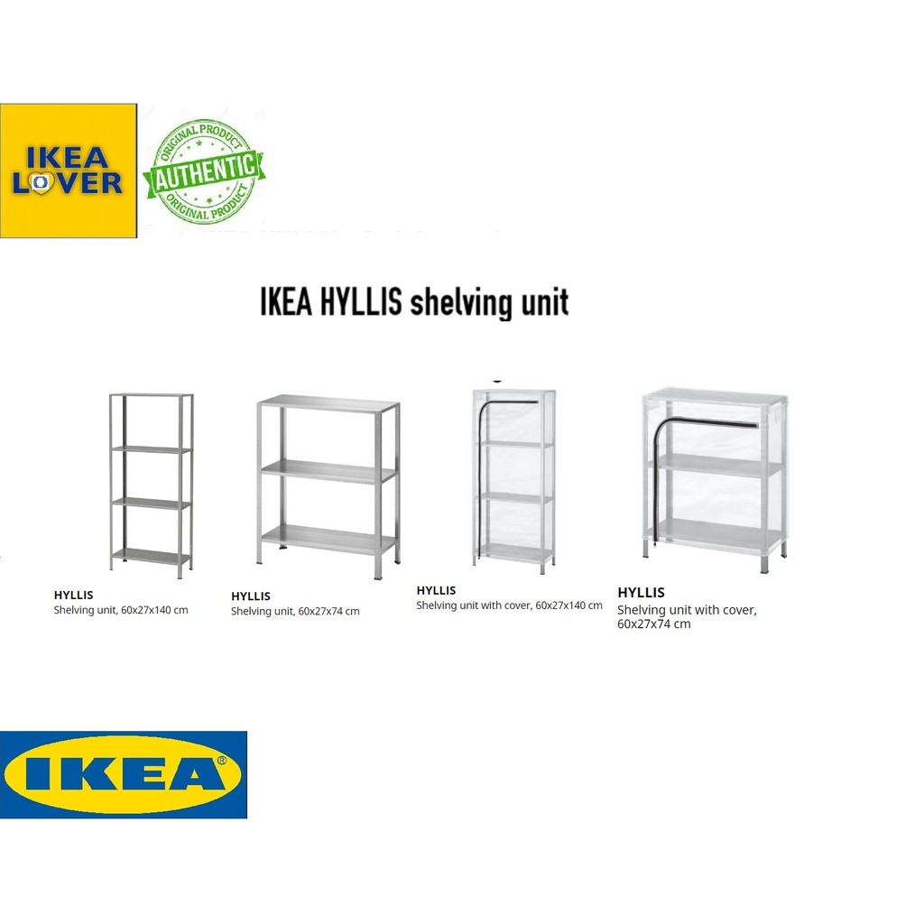 IKEA HYLLIS shelving unit / rak besi / shelf tier | Shopee Malaysia