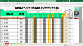 Automated Employee Attendance Record | Rekod Kehadiran Pekerja ...