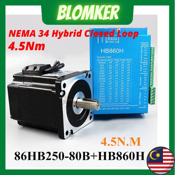 1Set Nema34 Closed Loop Servo motor Motor Kits Closed-Loop Driver ...