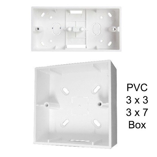 [READY STOCK] 3x3 3x6 3x7 PVC BOX for switch Surface Box | Shopee Malaysia