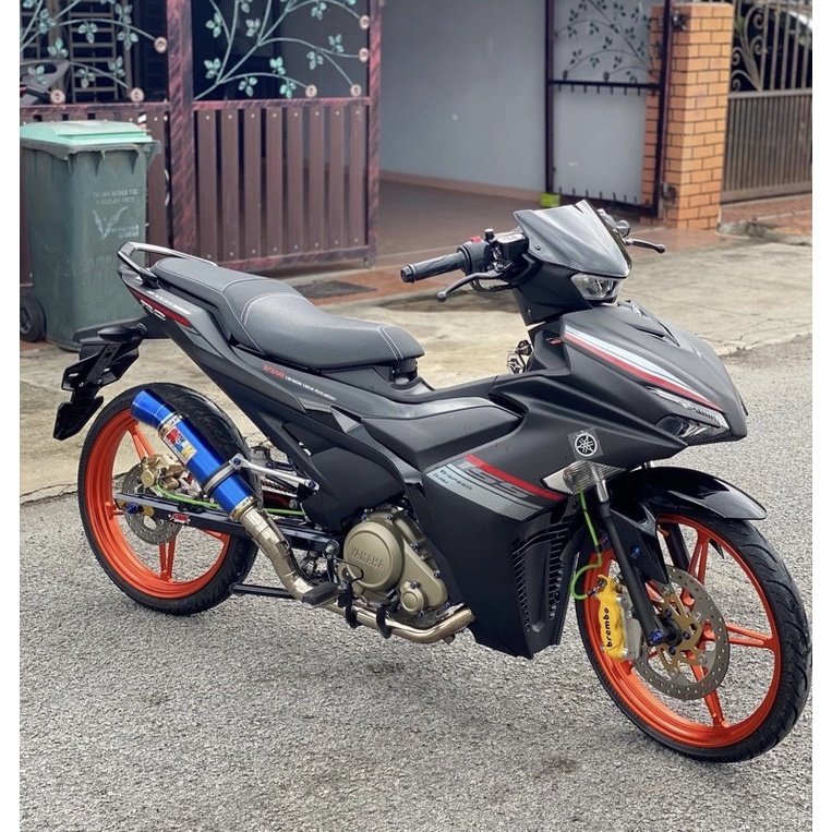 ORIGINAL- Y16 V1 COVERSET EXCITER 2021 MATTE BLACK ORI VIETNAM | Shopee ...