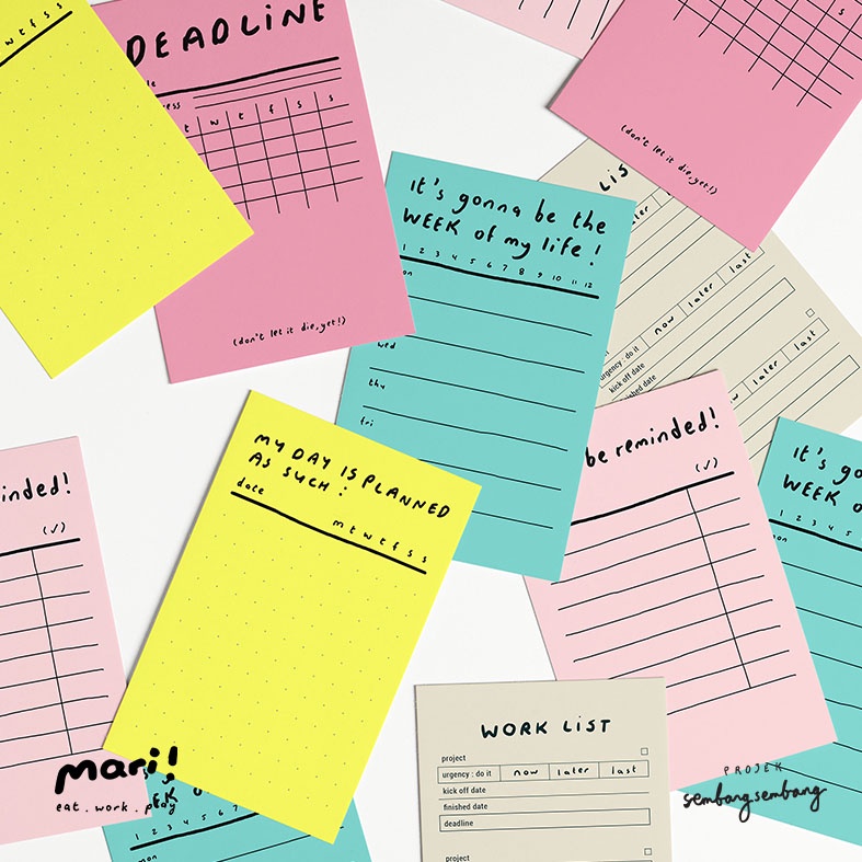 mini planner by projek sembangsembang | Shopee Malaysia