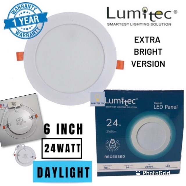 Lumitec LED Panel Light 24w (Round) | Shopee Malaysia