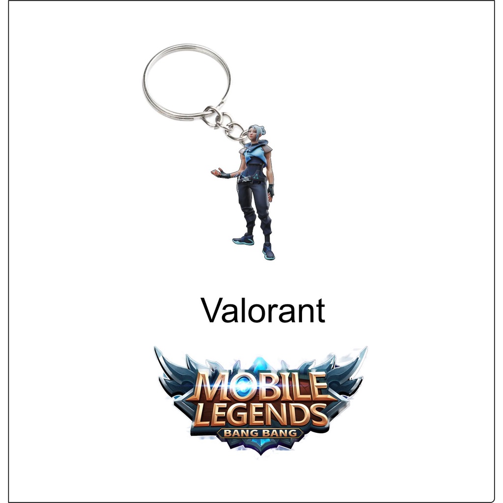 ml bang bnag valorant keychain 2d | Shopee Malaysia