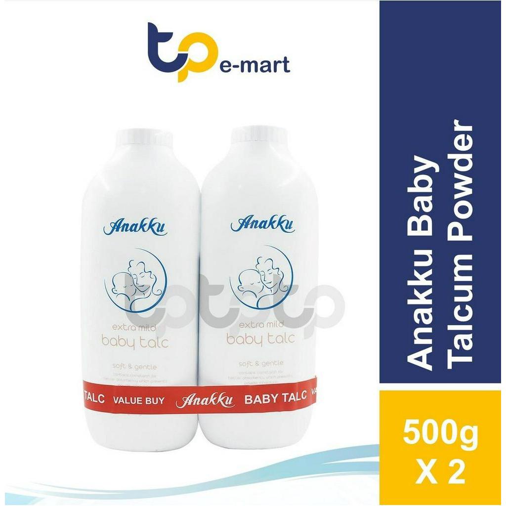 Anakku Baby Talcum Powder 500g x 2 / Bedak Talkum Bayi | Shopee Malaysia