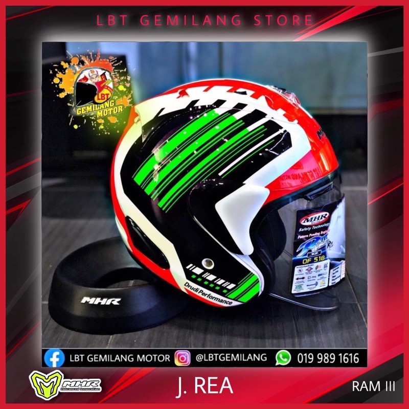 MHR Helmets RAM 3 [J.REA] | Shopee Malaysia