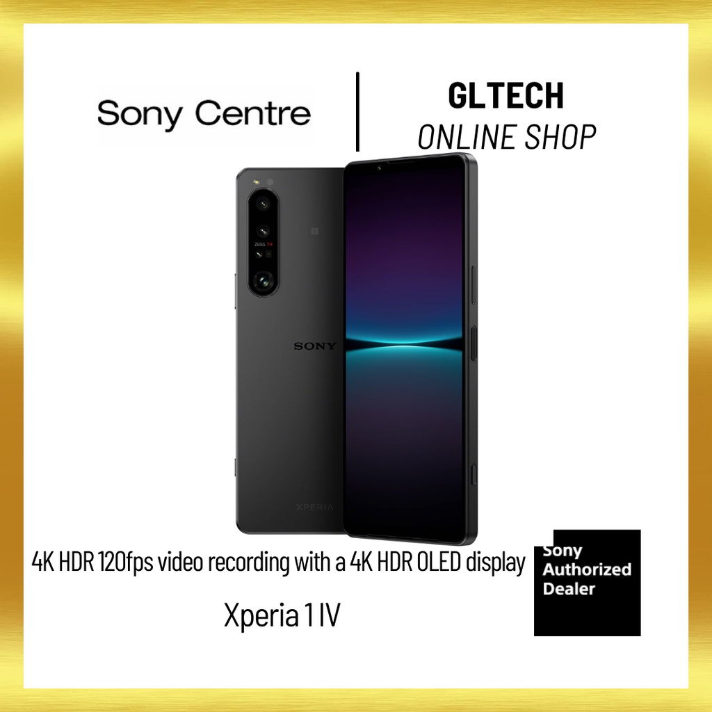 SONY [XPERIA 1 IV] 4K HDR 120fps video recording with a 4K HDR OLED ...
