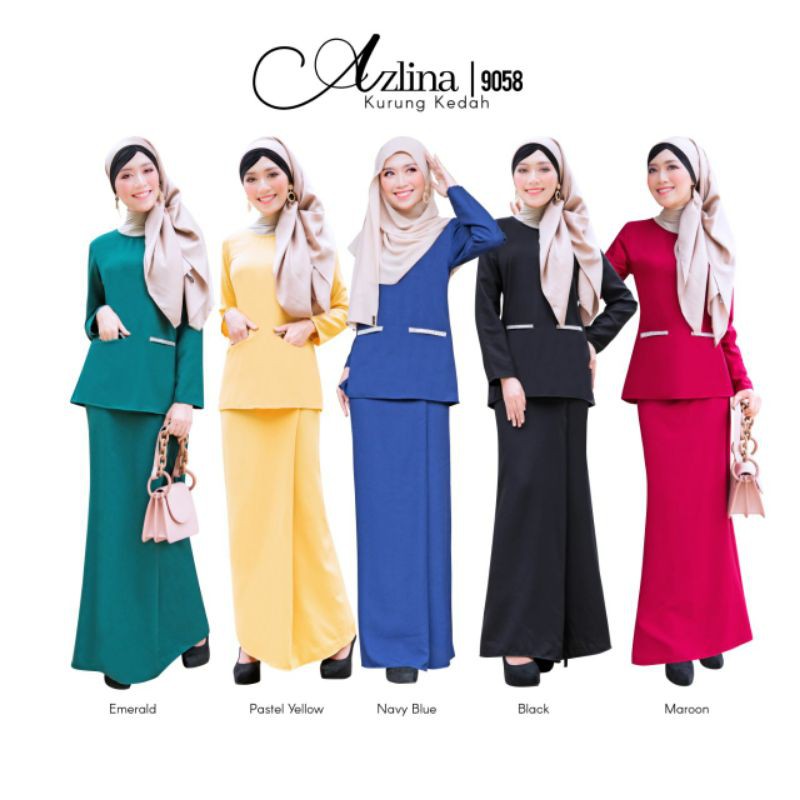 S/M/L/XL 9058 AZLINA KURUNG KEDAH | Shopee Malaysia