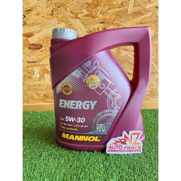 Original Engine oil Mannol Energy 5w30 4litre | Shopee Malaysia