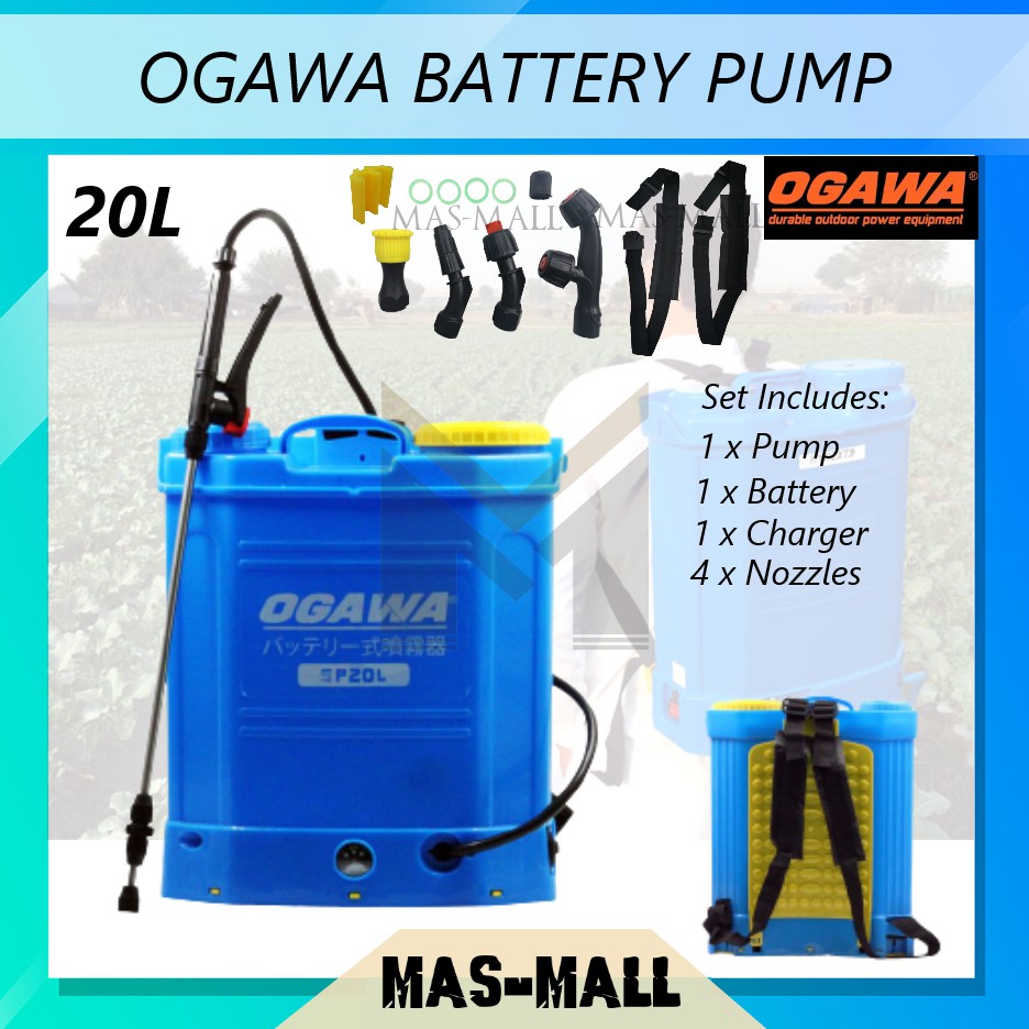 Pump Racun Bateri OGAWA SP 16L/18L/20L Battery Sprayer Pam Racun ...
