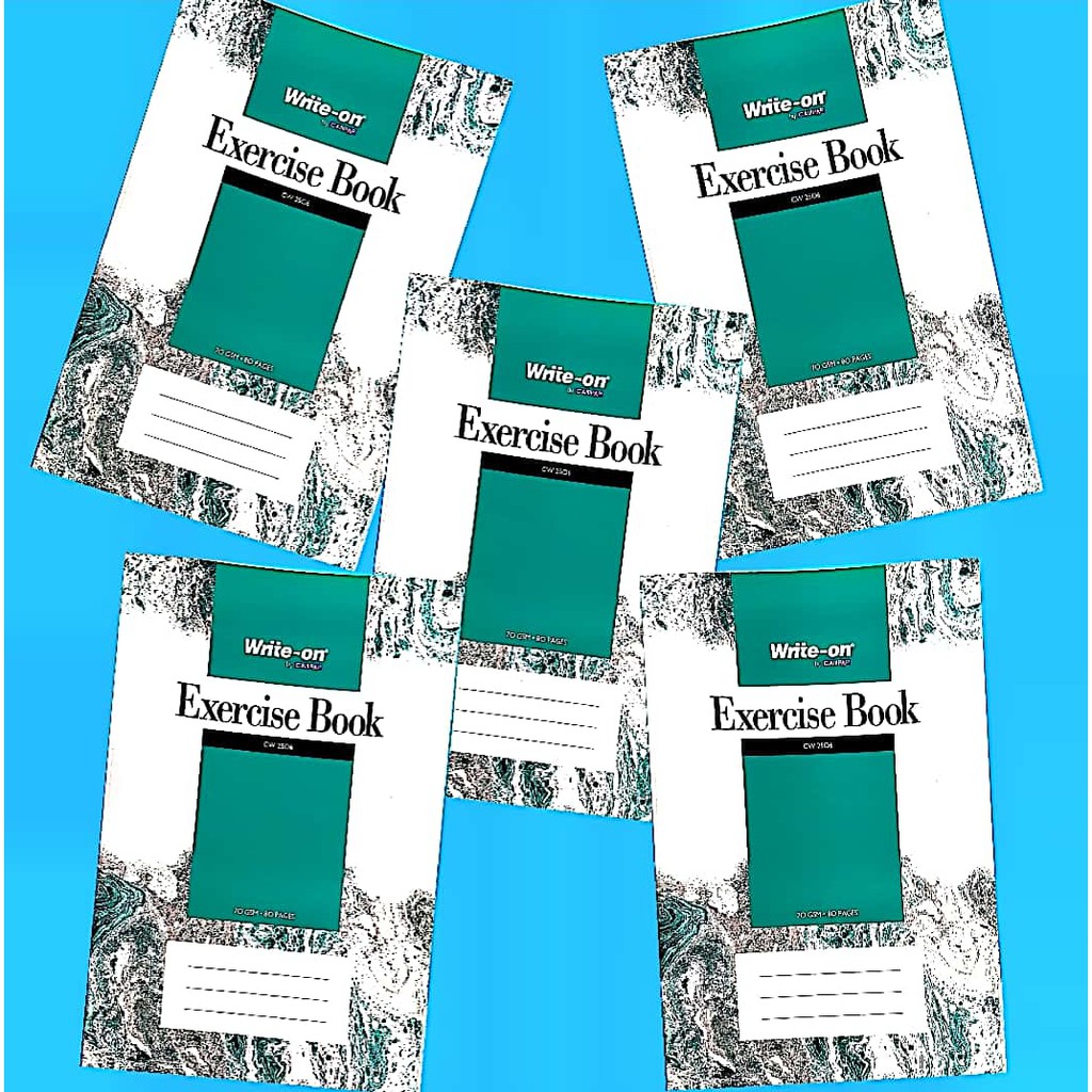 [Campap] Write-On Exercise Book A4 70gsm 80pg CW2506 Buku Latihan ...