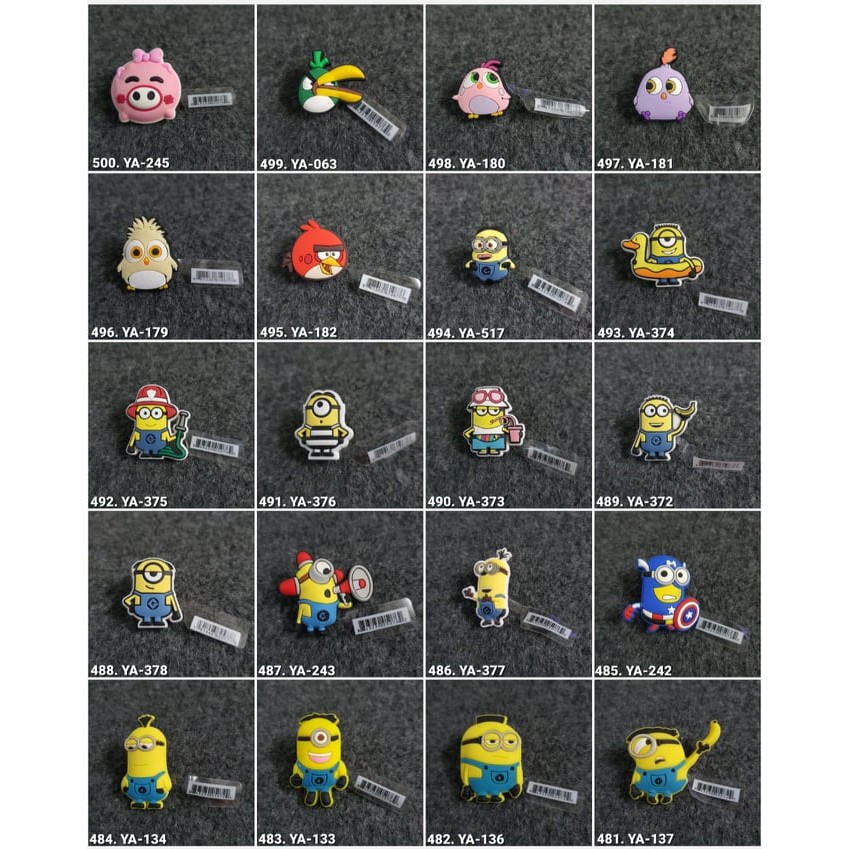 Authentic Jibbitz Regular designs 481-500 | Shopee Malaysia