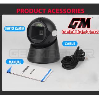 GEOMASTER Table Barcode Scanner / QR Code Scanner / Phone QR Code ...