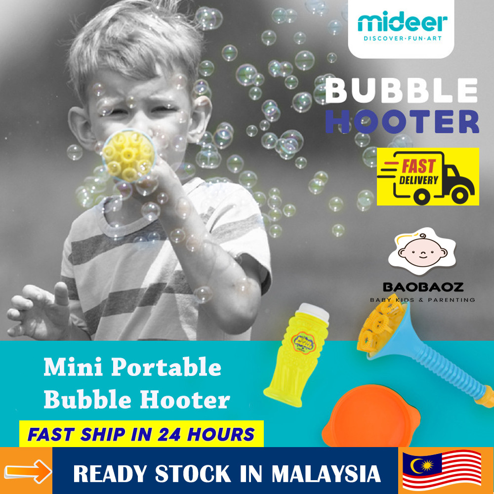 MIDEER Bubble Hooter for Kids Children Indoor and Outdoor Toy | Shopee Malaysia