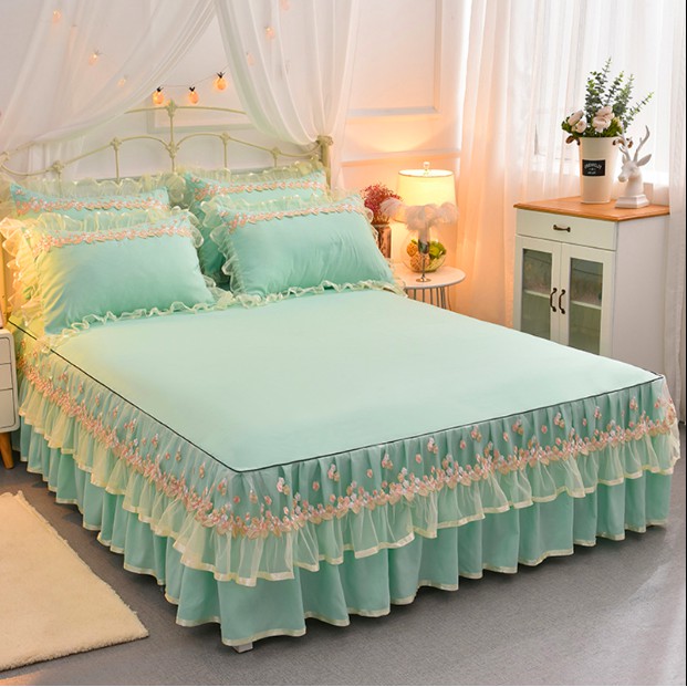 Cadar Pengantin Beropol Set Cadar Pengantin Ropol Cotton 3 IN 1 Cadar ...