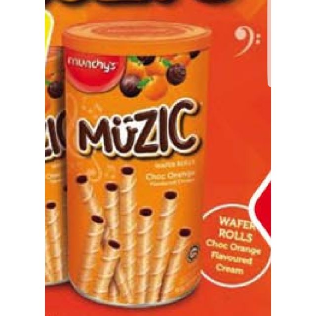 Munchy's Muzic Wafer Rolls Choc Orange 300g | Shopee Malaysia