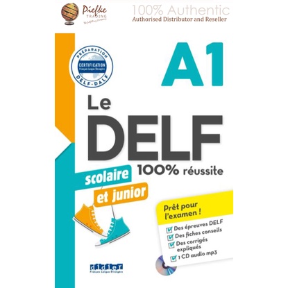 Le DELF scolaire et junior A1 2018 100 % REUSSITE book + Audio MP3 ...