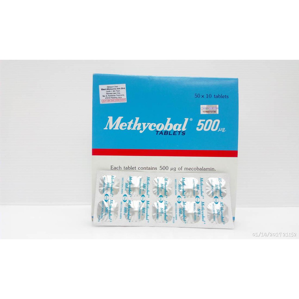 Methycobal Tablet 500mcg 10tabs/strip | Shopee Malaysia