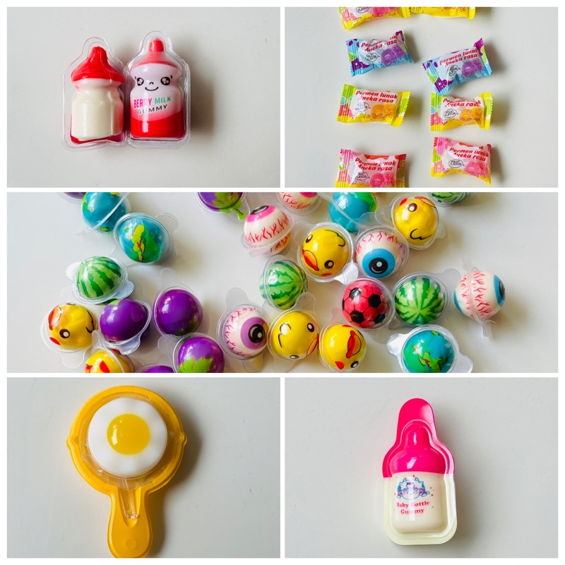 Round soft candy / jelly pudding Viral TROLLI RETAIL per piece Luvmi ...