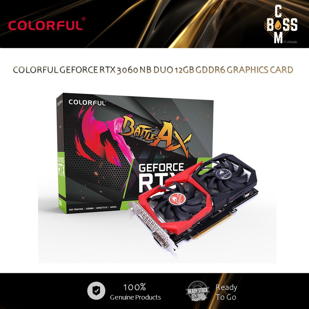 *HOT SKU* COLORFUL GEFORCE RTX 3060 NB DUO 12GB GDDR6 GRAPHICS CARD ...