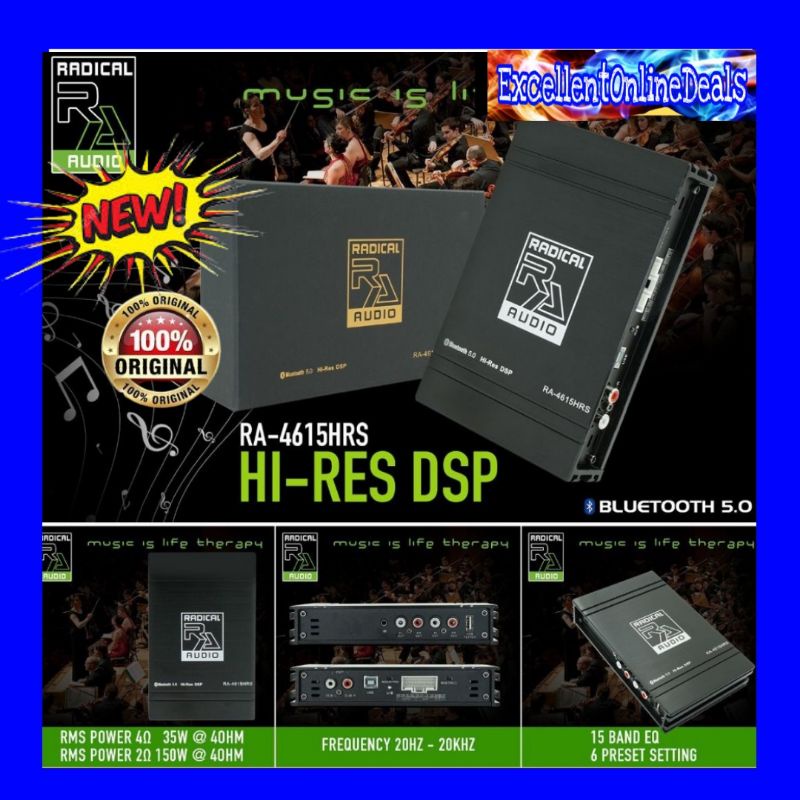 GERMANY RADICAL AUDIO RA-4615HRS HI-RES DSP 100% ORIGINAL | Shopee Malaysia