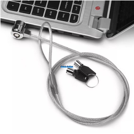 Notebook / Desktop Universal Security Cable Chain Lock with Two Keys ...