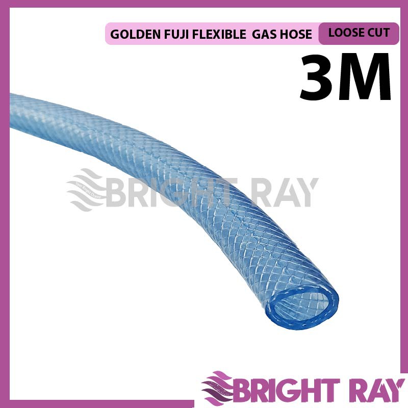 {LOOSE CUT} Golden Fuji 9.5mm X15.5mm X 50m PVC Reinforced Flexible Gas ...