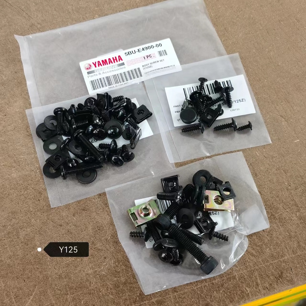 YAMAHA SCREW COVER SET BODY SCREW SET YAMAHA Y125 LC135NEW LAGENDA115 LCV1 Y100 LAGENDA110 Y15V1 ...