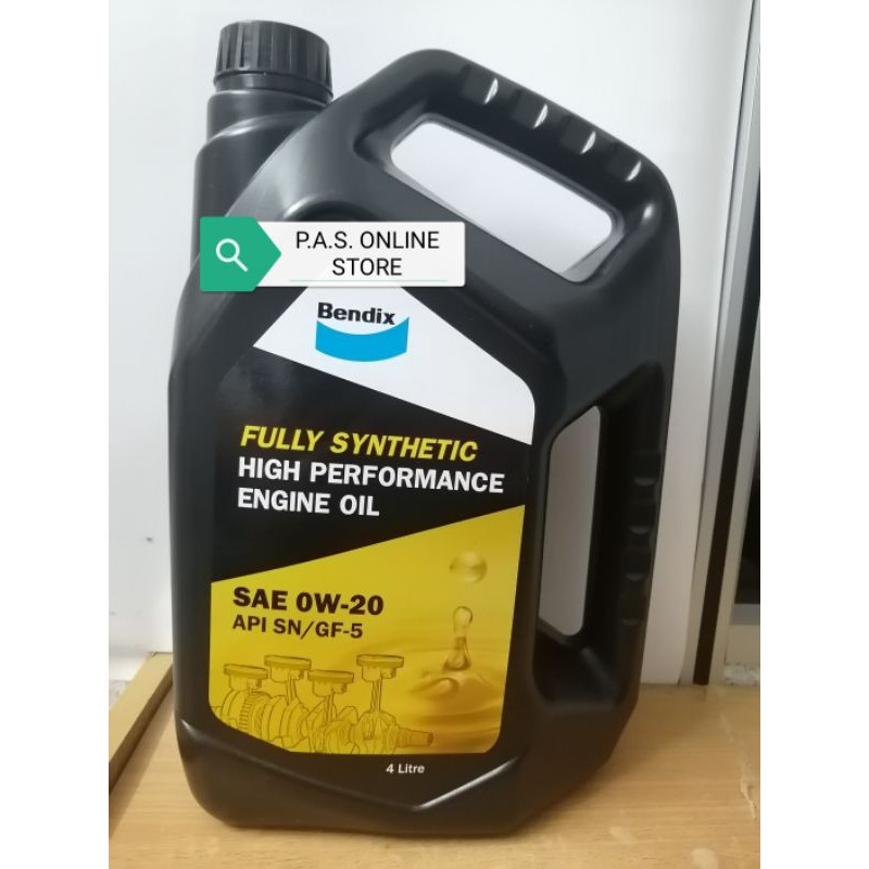 BENDIX 0W-20 4 LITRE ENGINE OIL | Shopee Malaysia