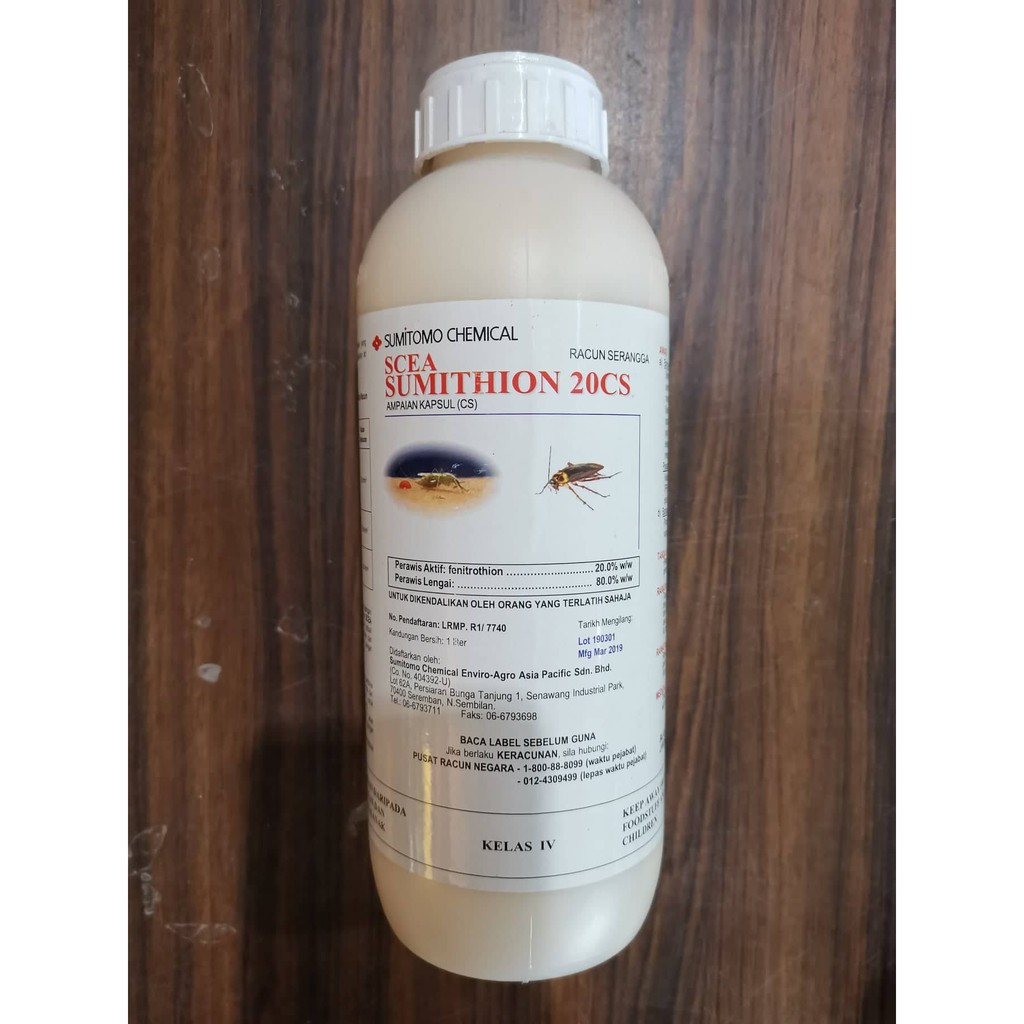 (1litre) Racun serangga SUMITOMO SCEA Sumithion 20CS | Shopee Malaysia