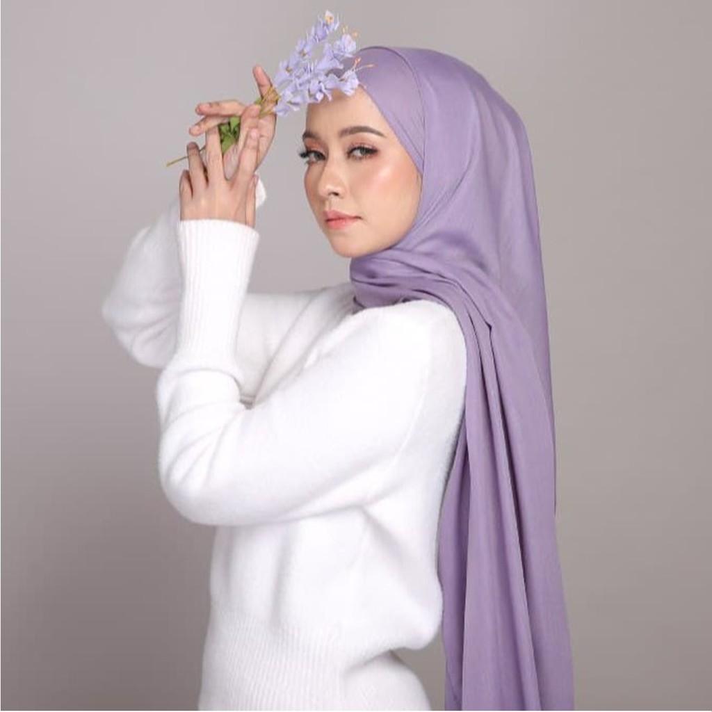 Shawl Chiffon Dusty purple Shawl lavender Shawl Korea Hijab Tudung READY STOCK 💯 🔥 Shawl ...