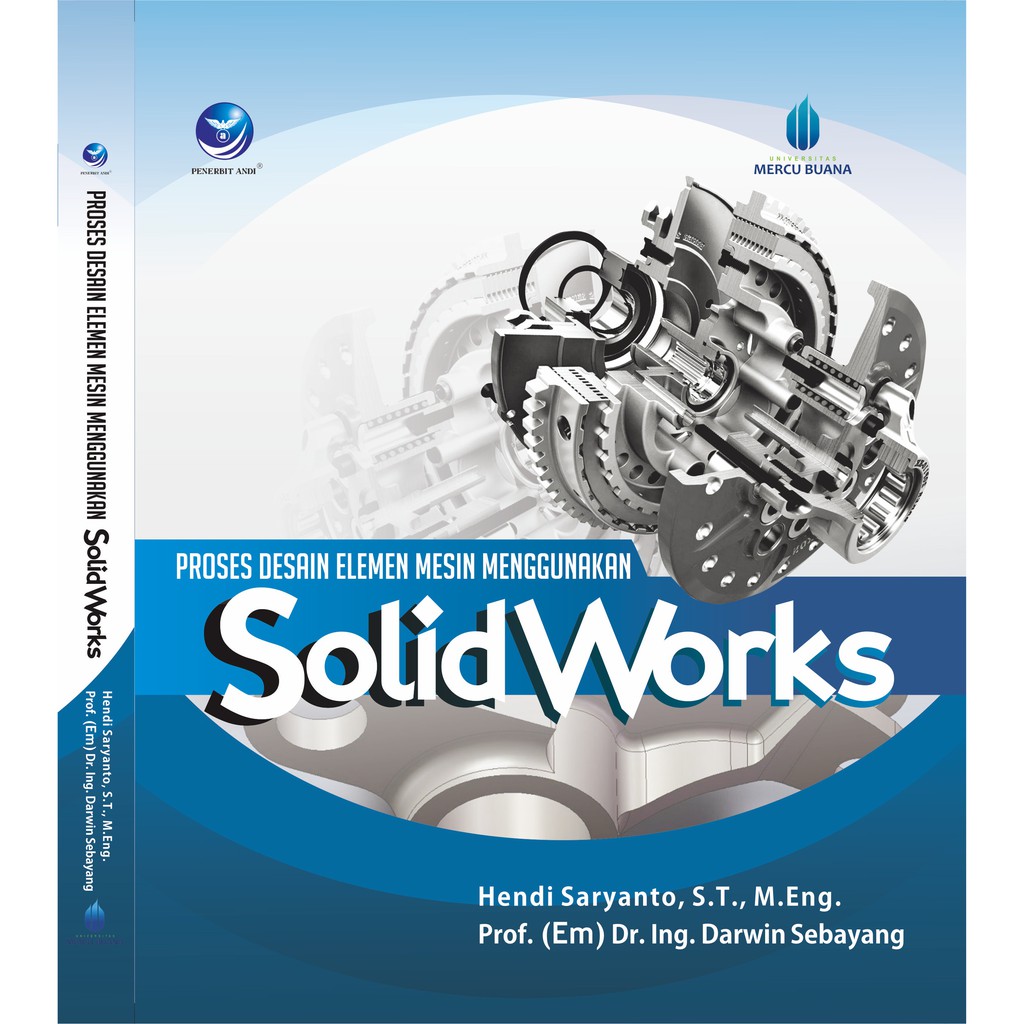 MESIN Machine Element Design Process Book Using SolidWorks | Shopee ...